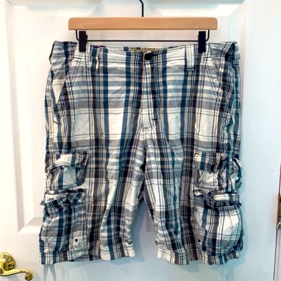 Lee | Shorts | Plaid Lee Cargo Shorts | Poshmark